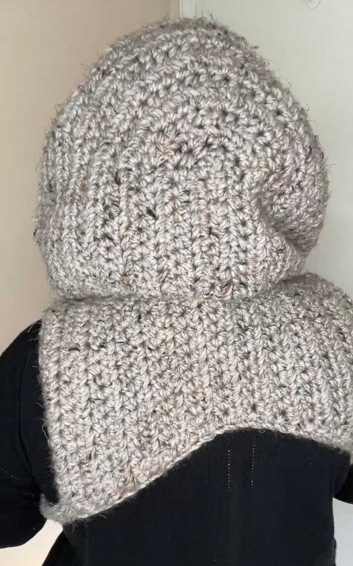 MATRIXX HOOD Hooded Cowl Viral Hood Crochet Cowl Handmade - Etsy