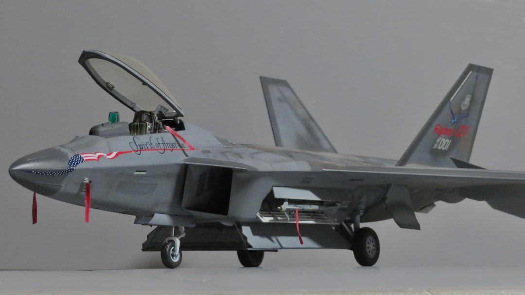 F-22 Raptor 001 Spirit of America 1:48 Scale - Etsy