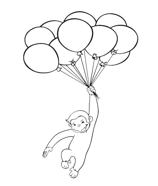 Curious George Decal - Etsy