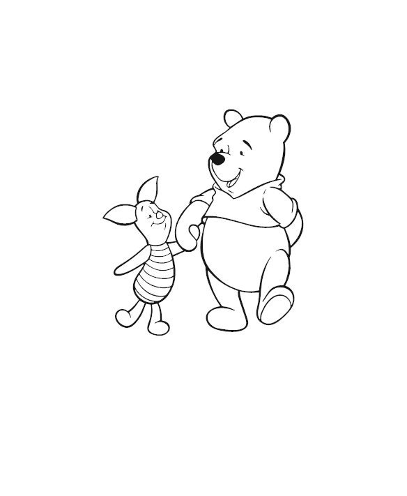 Pooh and Piglet Decal - Etsy