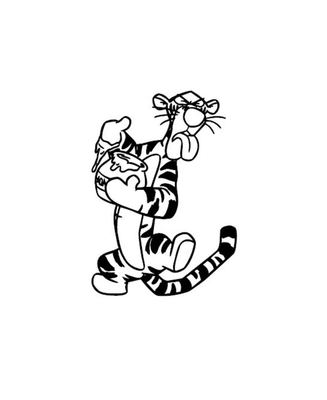 Tigger Decal - Etsy