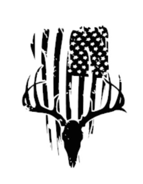 Deer & Rugged American Flag - Etsy