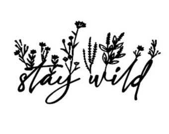 Stay WILD Wildflowers Car Decal - Etsy