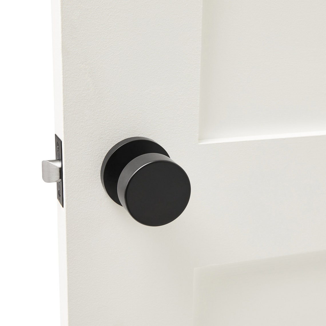 Door Knob Round Rosette bora Bora Full Brass Black Door Handle Explore ...
