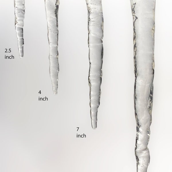 Icicle Ornaments - Etsy