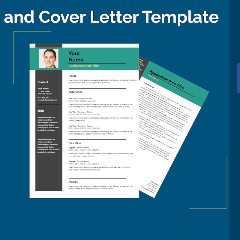 Smart Resume Template - Etsy