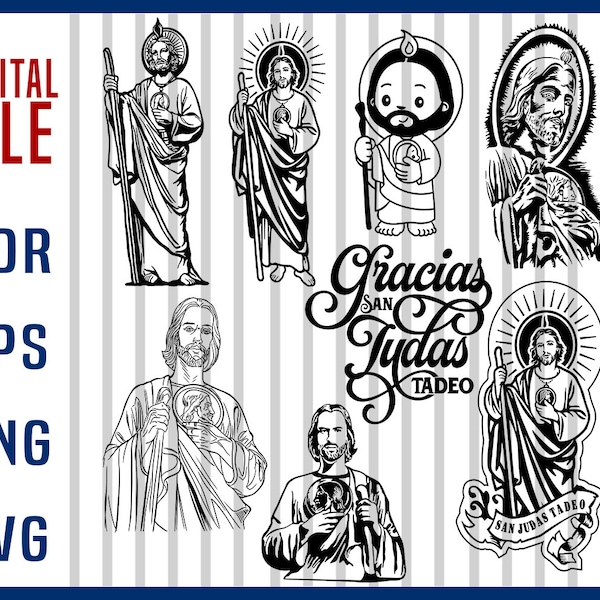 San Judas Vector - Etsy