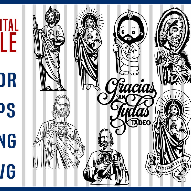 San Judas Vector - Etsy