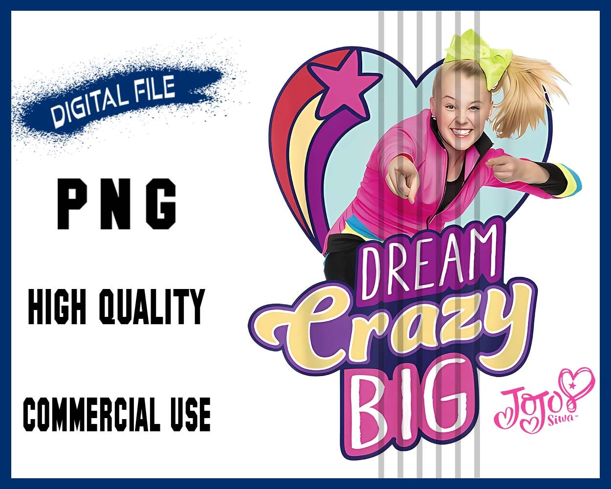 Jojo Siwa PNG 11 Sublimation Jojosiwa , Png Files, Tshirts Design, Png ...