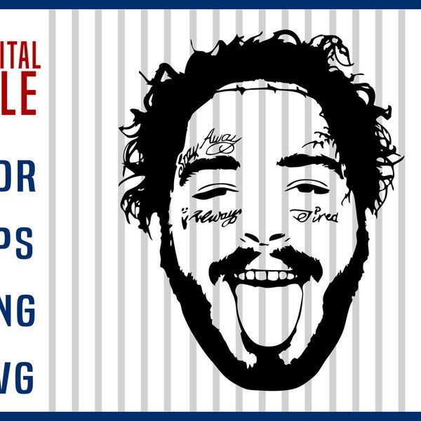 Post Malone Svg Png - Etsy