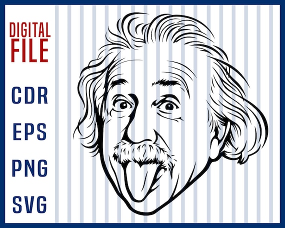 Albert Einstein Silhouette