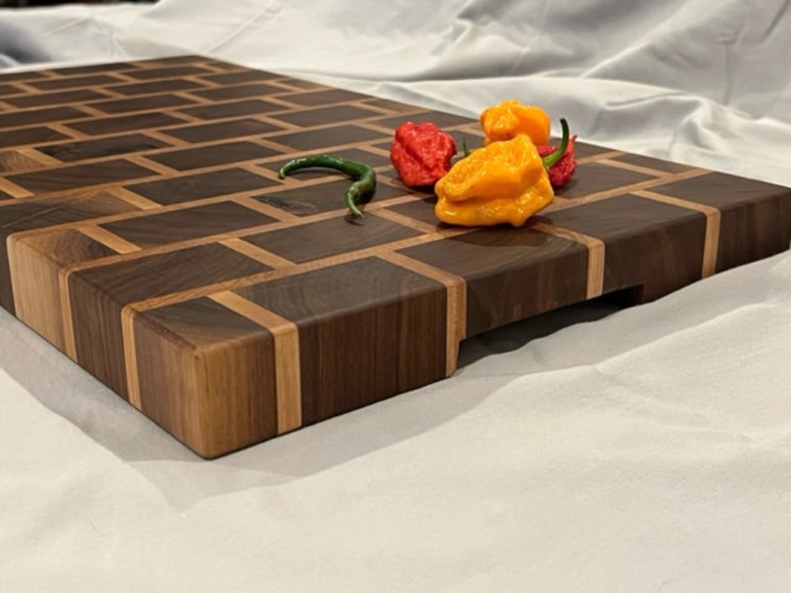 Brick Pattern Cutting Board - Etsy