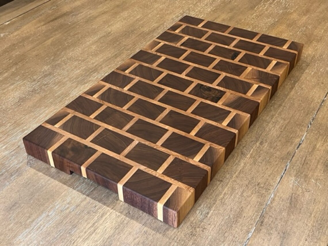 Brick Pattern Cutting Board - Etsy