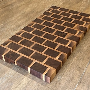 Brick Pattern Cutting Board - Etsy