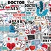 25 Doctor,nurse, Hospital, Stethoscope Stickers Waterproof Vinyl Decal ...