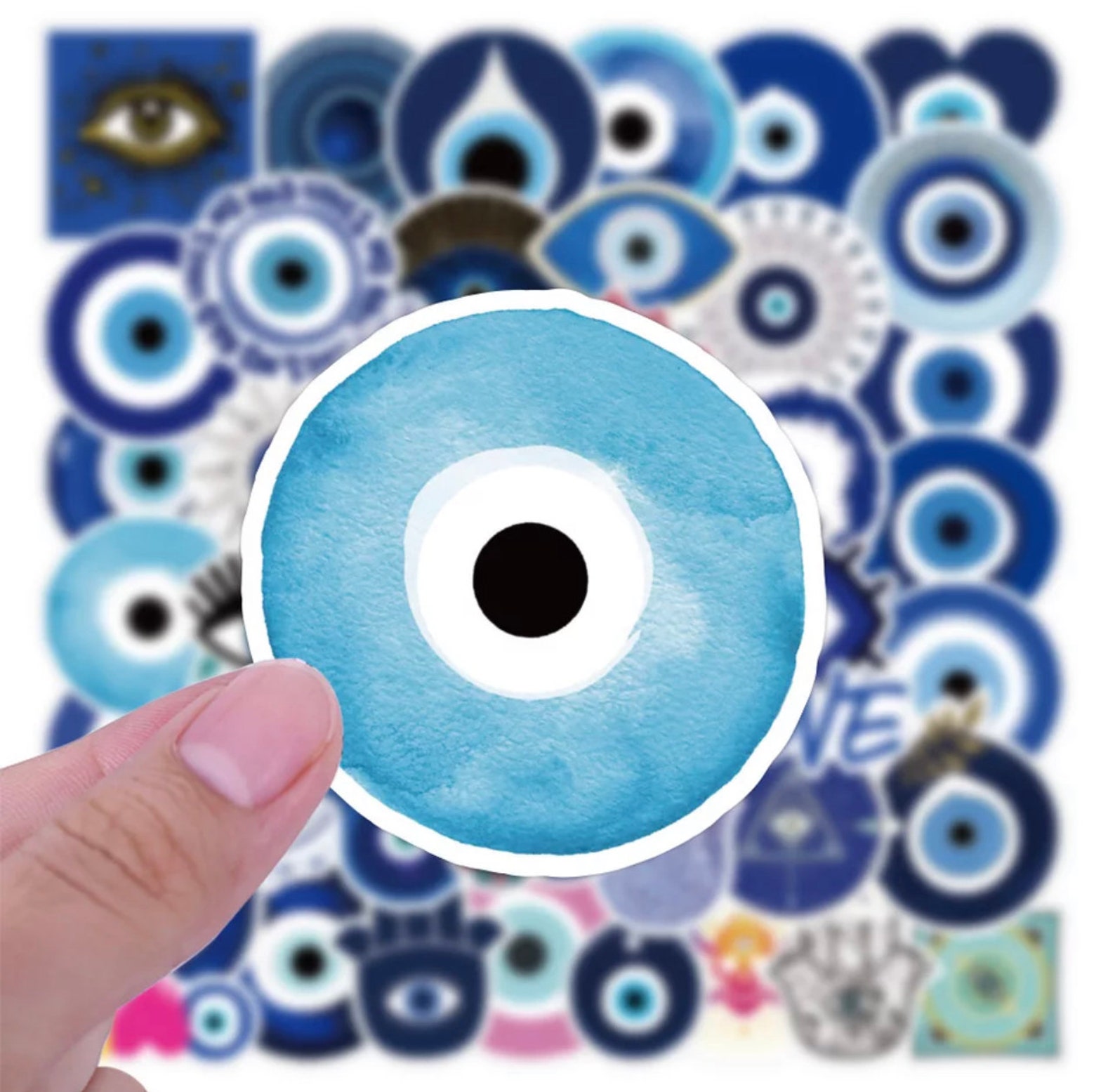 21 Cute Evil Eye Stickers (set of 21) ,graffiti, Car, Guitar ...