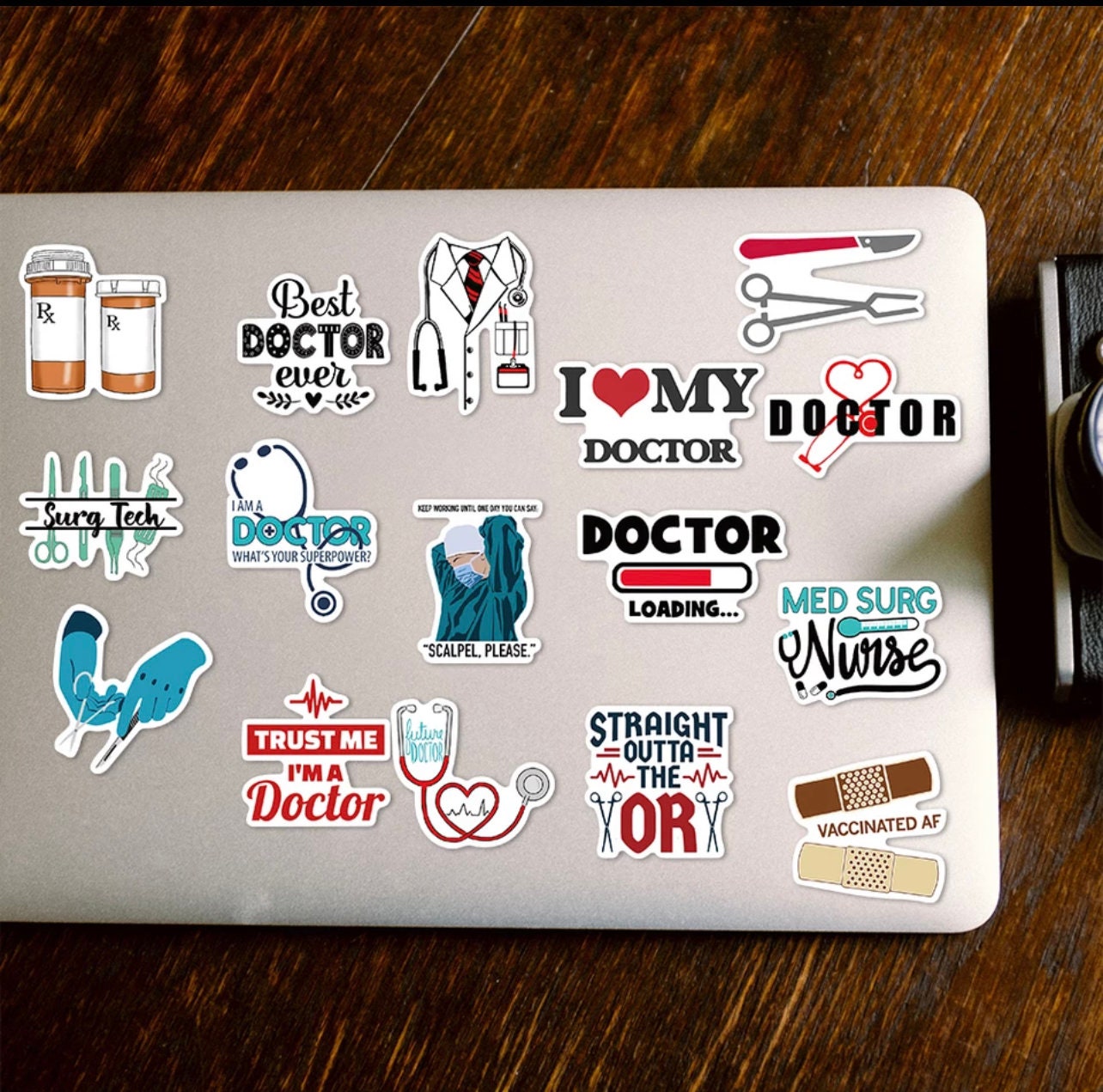 25 Doctor,nurse, Hospital, Stethoscope Stickers Waterproof Vinyl Decal ...