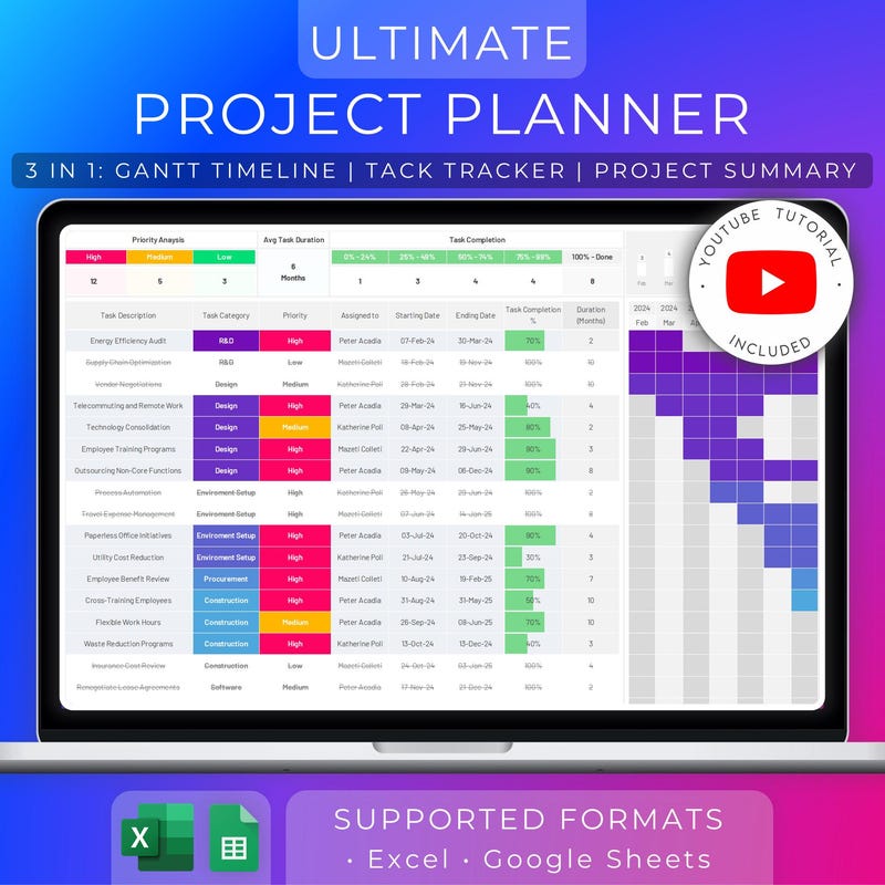 Project Planner - Etsy