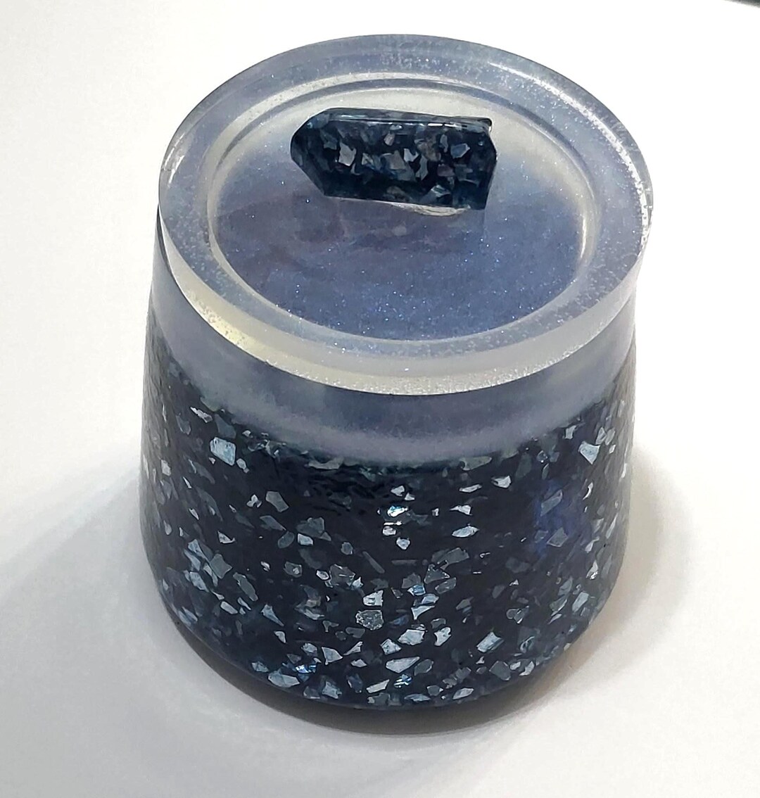 Glass Shard Jar - Etsy