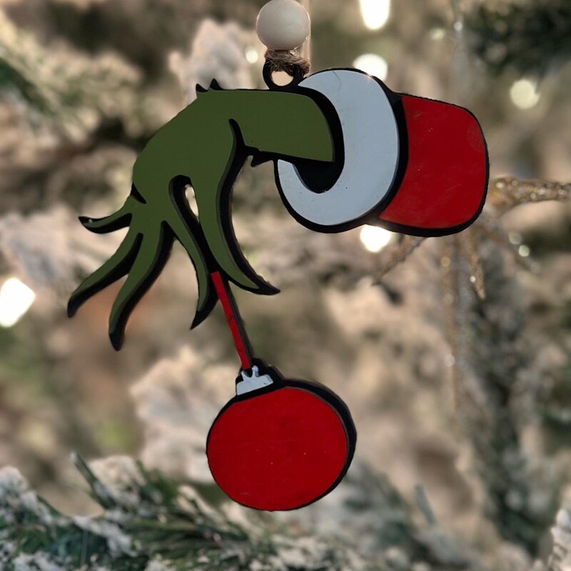 Grinch Christmas Arm - Etsy
