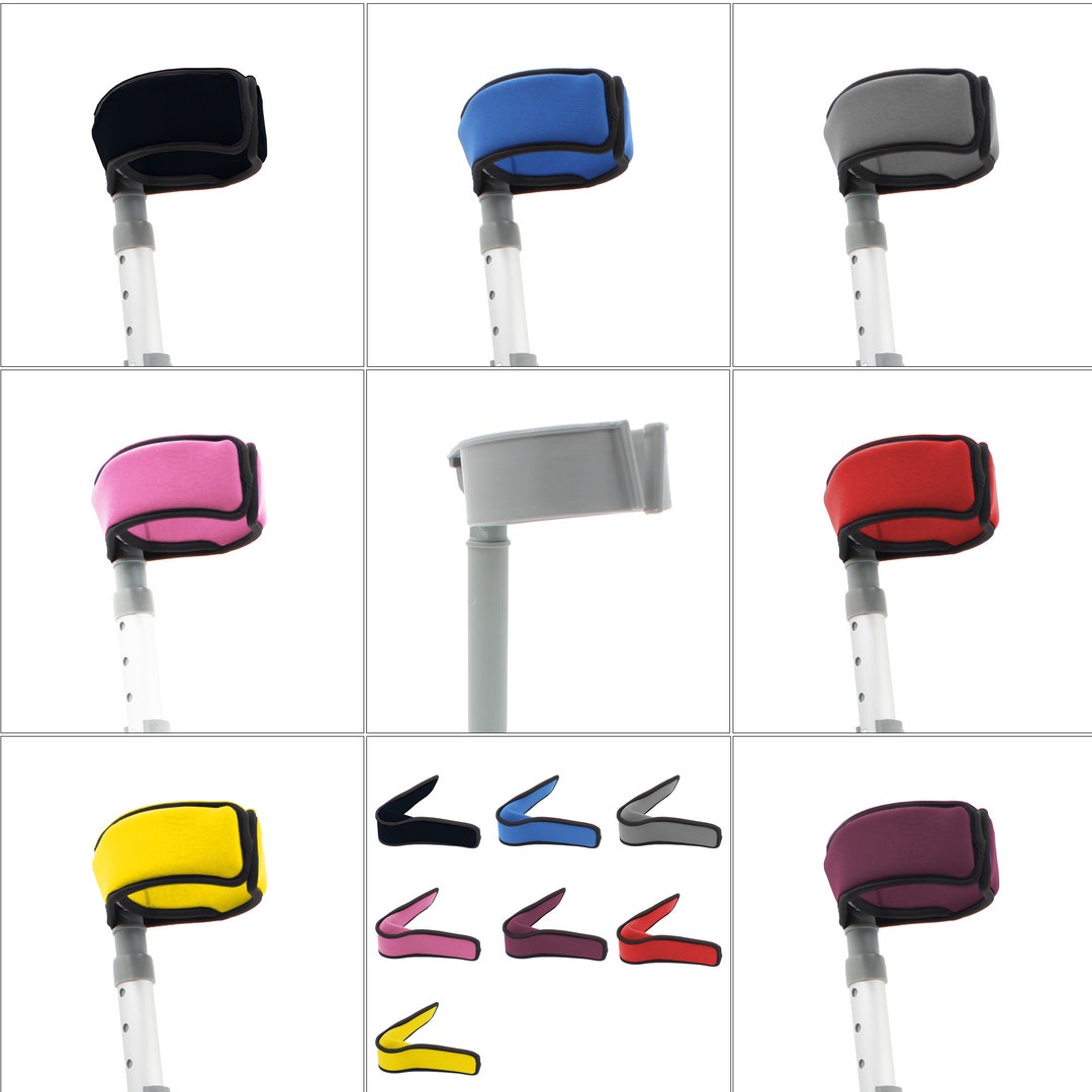 Neoprene Crutch Upper Arm Cuff Covers for Enhanced Comfort Sold in ...