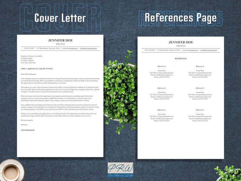 ATS Friendly Resume Template for Word, Google Docs and Canva, ATS CV ...
