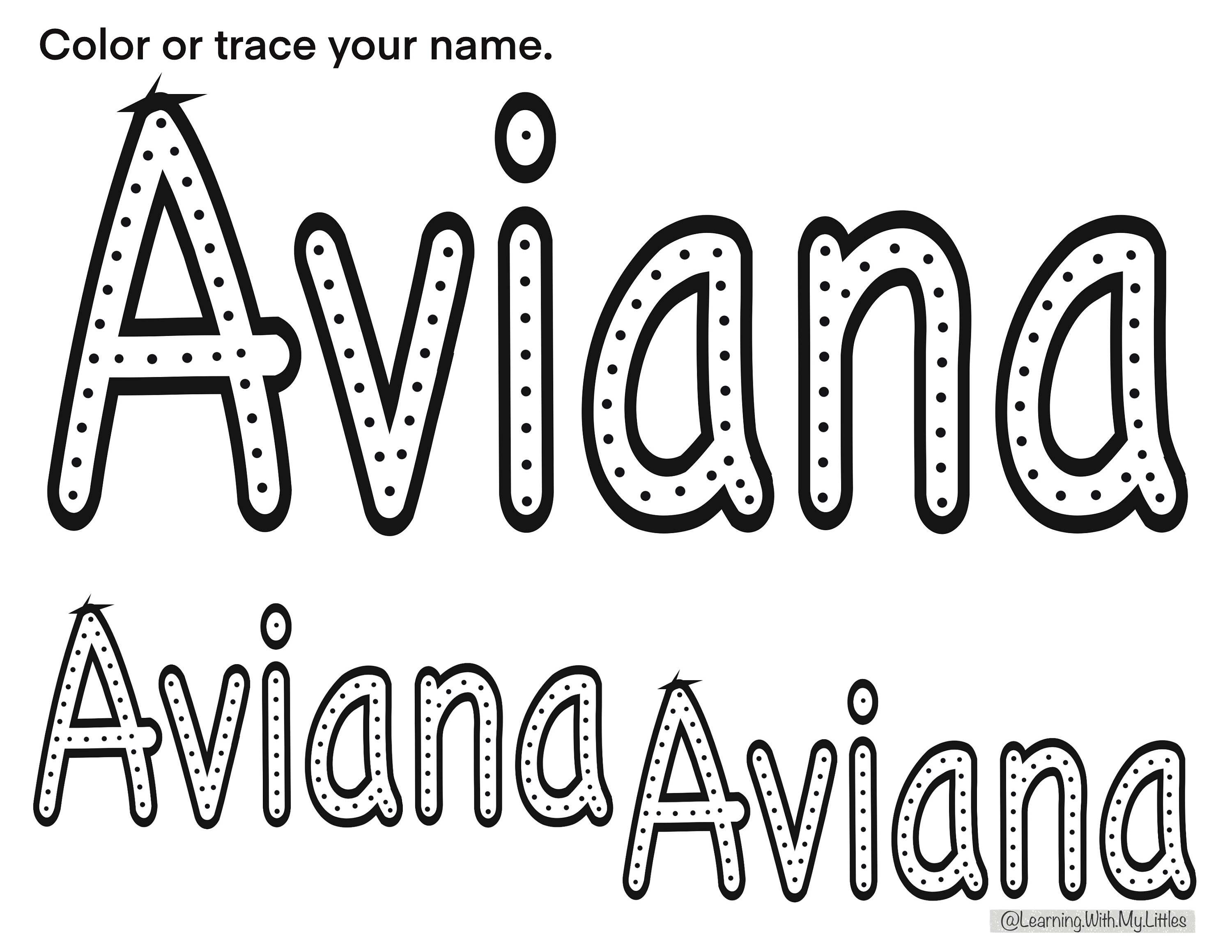Personalized Name Practice Sheet - Etsy