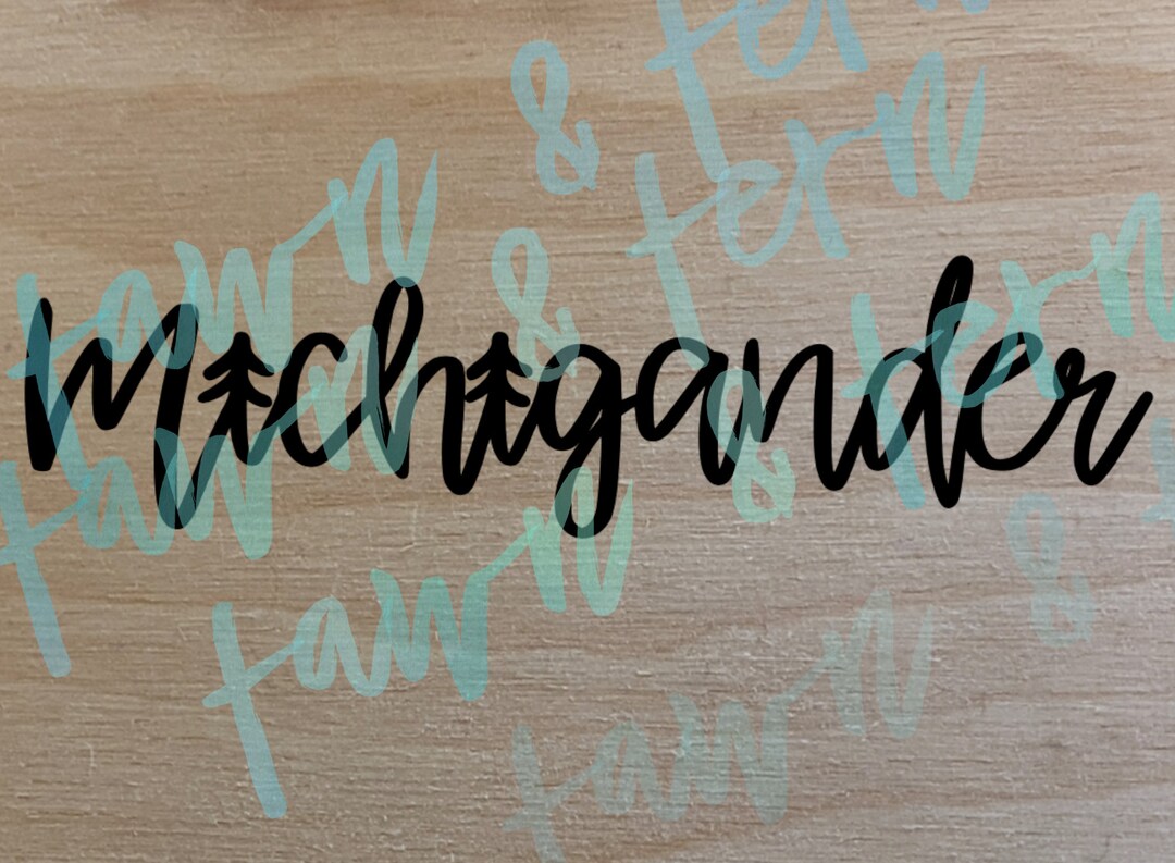 Michigander Sticker, Holographic Sticker, Michigan Sticker, Water ...