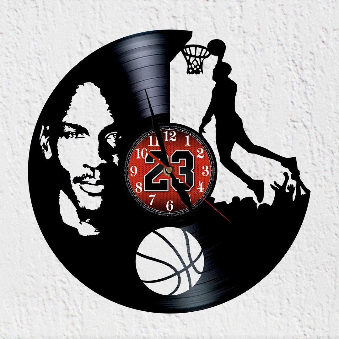 Large Wall Clock Legendary Basketball Player Winning Team - Etsy