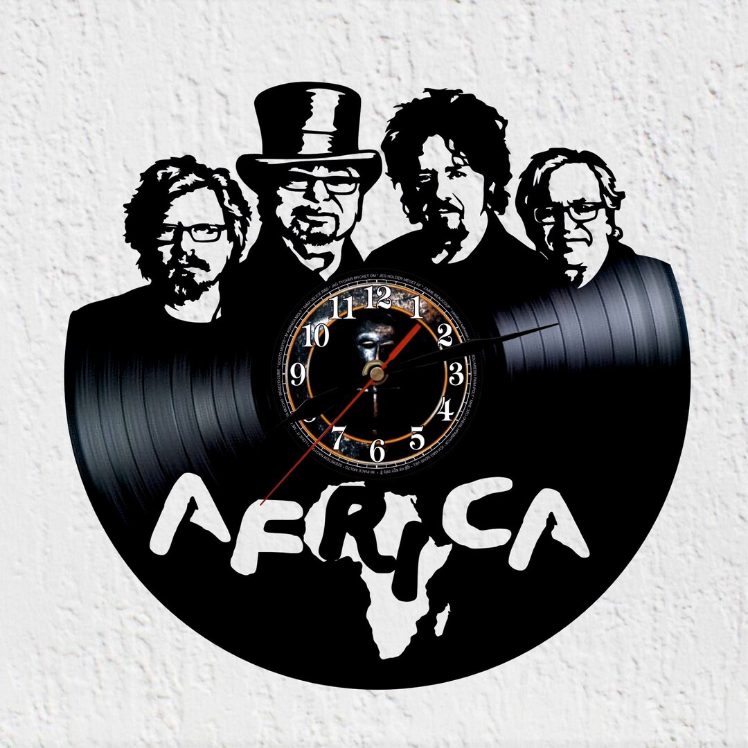 Large Size Wall Clock American Band of Different Musical - Etsy