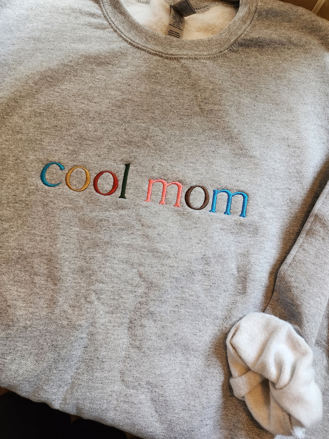 Cool Mom Text Digital Machine Embroidery File, Digital Download ...
