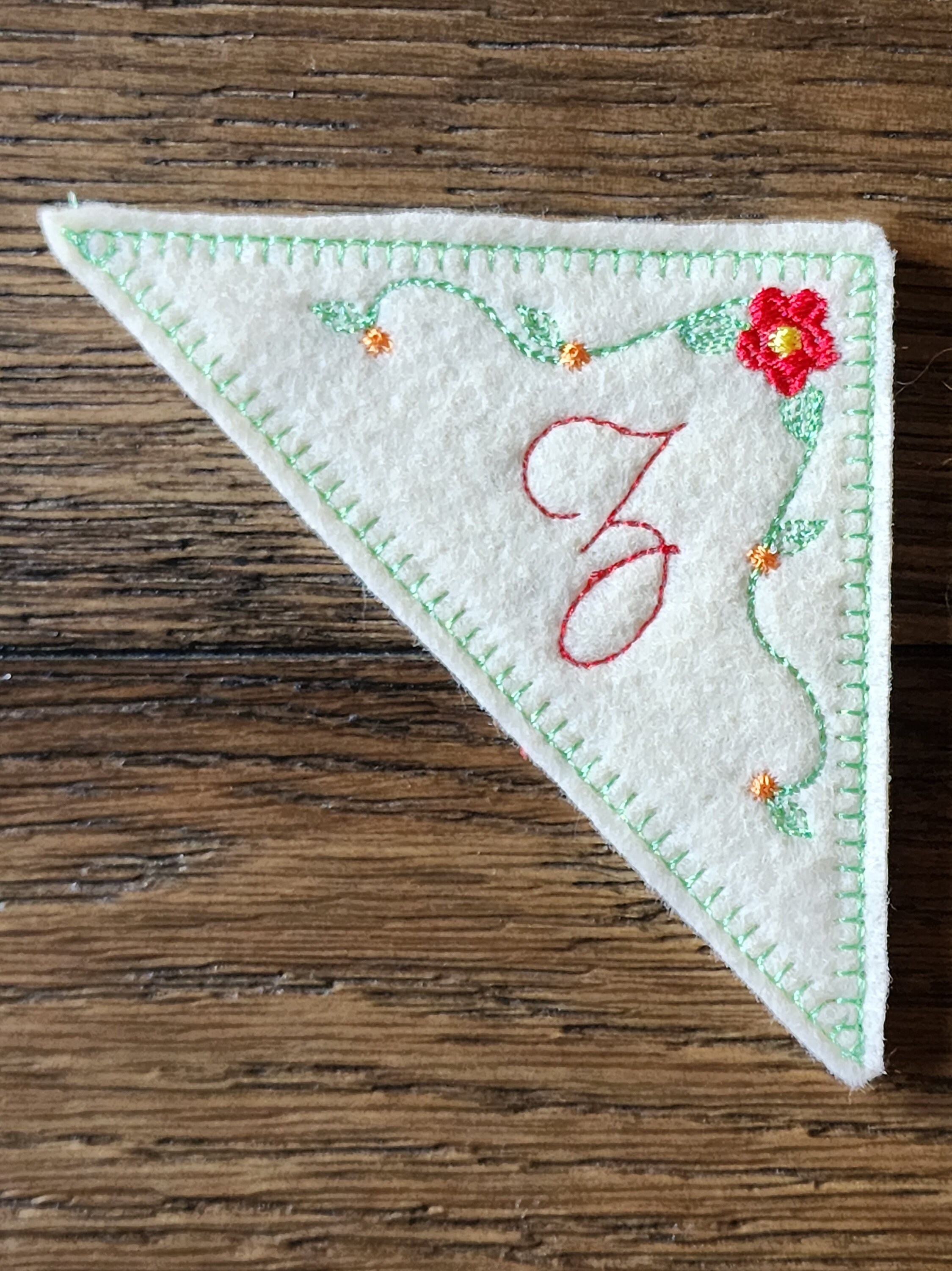 Floral Corner Bookmark Machine Embroidery Design, Digital Design ...