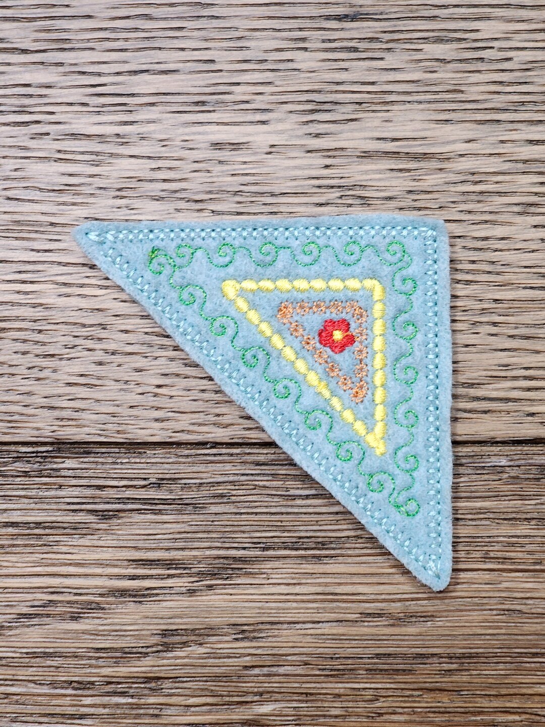 Bohemian Corner Bookmark Machine Embroidery File, ITH Corner Bookmark ...