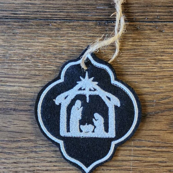 Nativity Embroidery - Etsy
