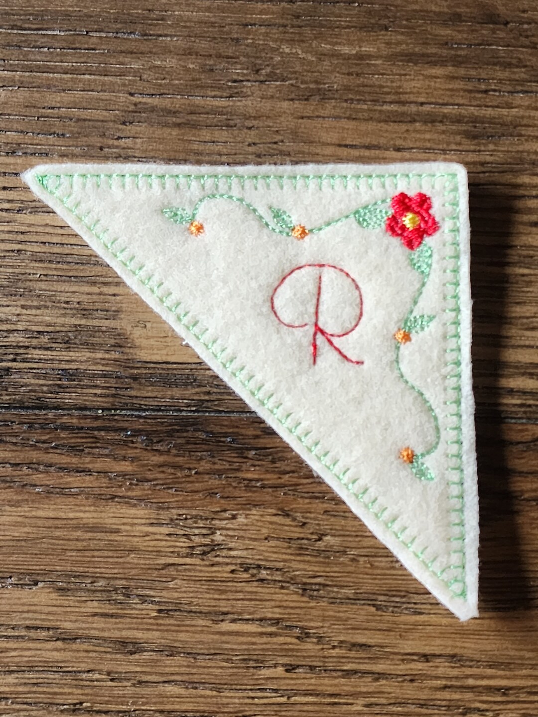 Floral Corner Bookmark Machine Embroidery Design, Digital Design ...