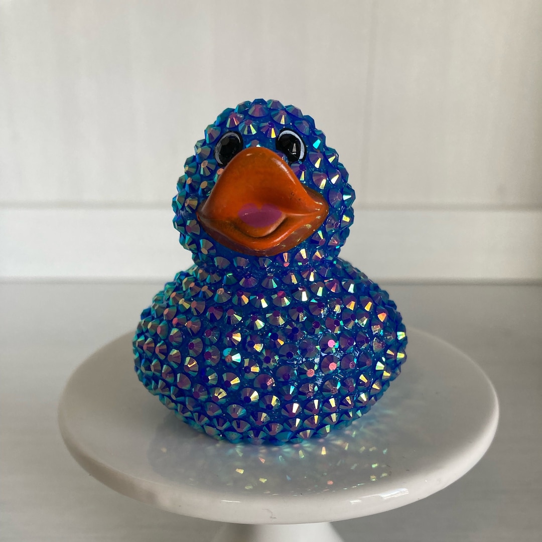 Royal Blue Rhinestone Duck - Etsy
