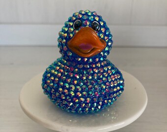 Royal Blue Rhinestone Duck - Etsy