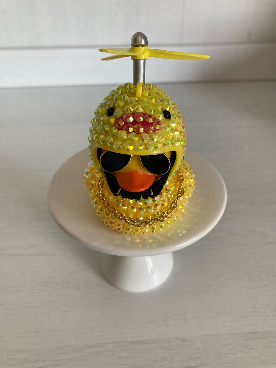 Chicken Helmet Rhinestone Duck - Etsy