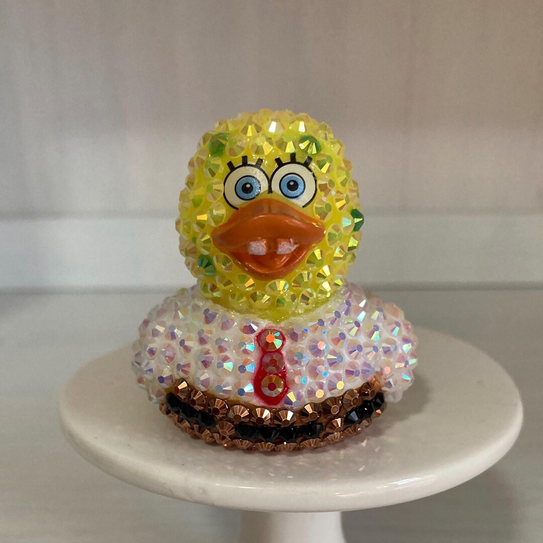Spongebob Rhinestone Duck - Etsy