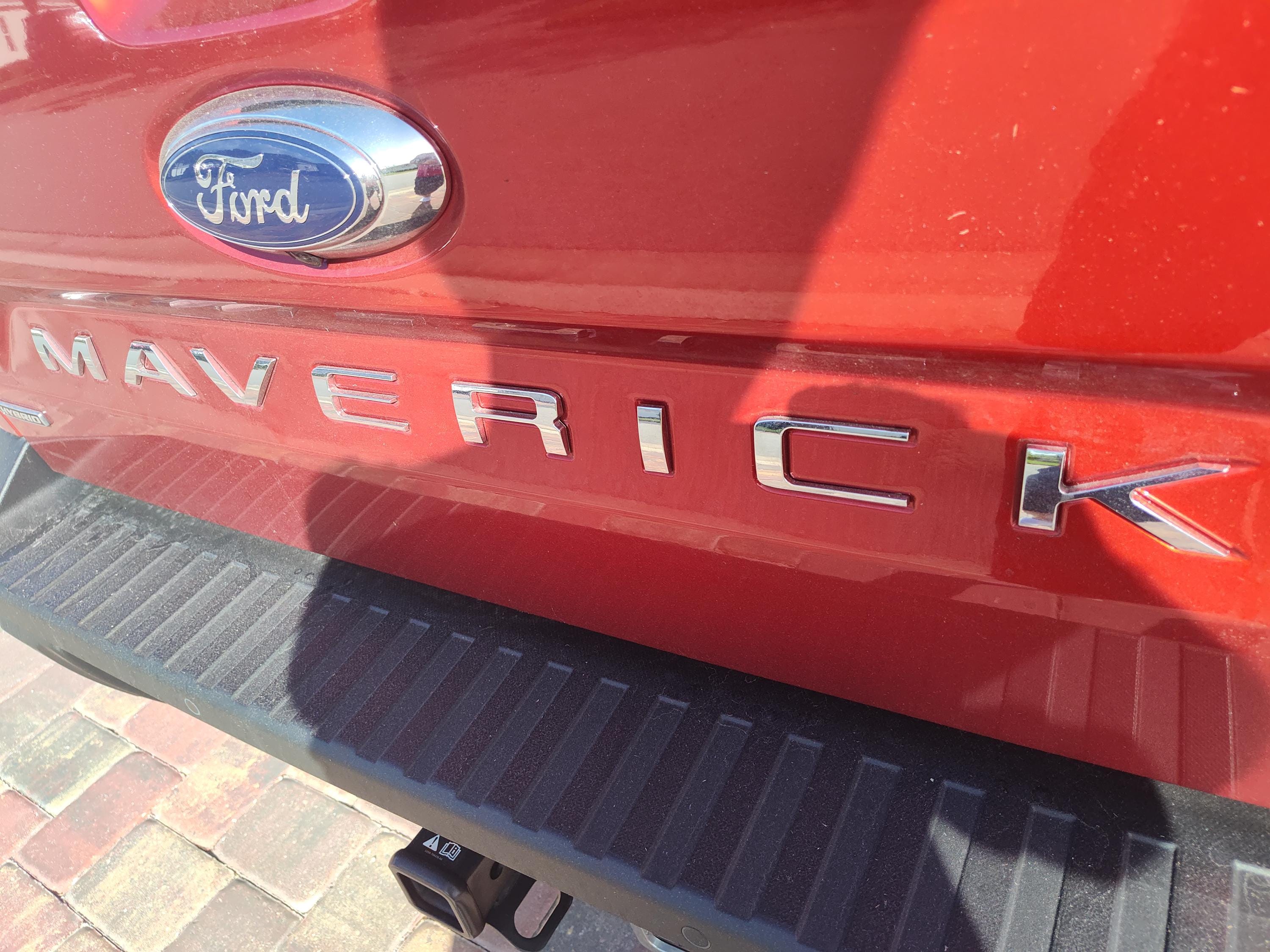 2022-2025 TAILGATE INSERTS for Ford Maverick Raised Emblems in Chrome ...