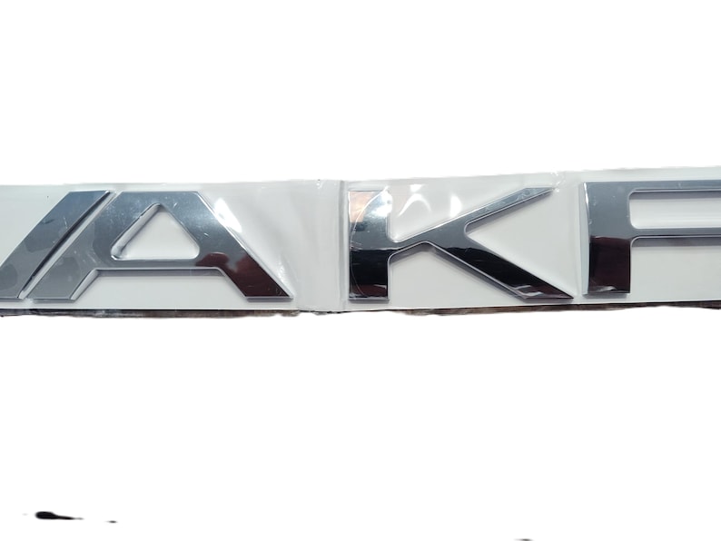 2022-2025 TAILGATE INSERTS For Ford Maverick Raised Emblems in Chrome ...