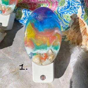 Under the Sea Night Lights. LED Dusk to Dawn Sensor. Enjoy the Beach in ...