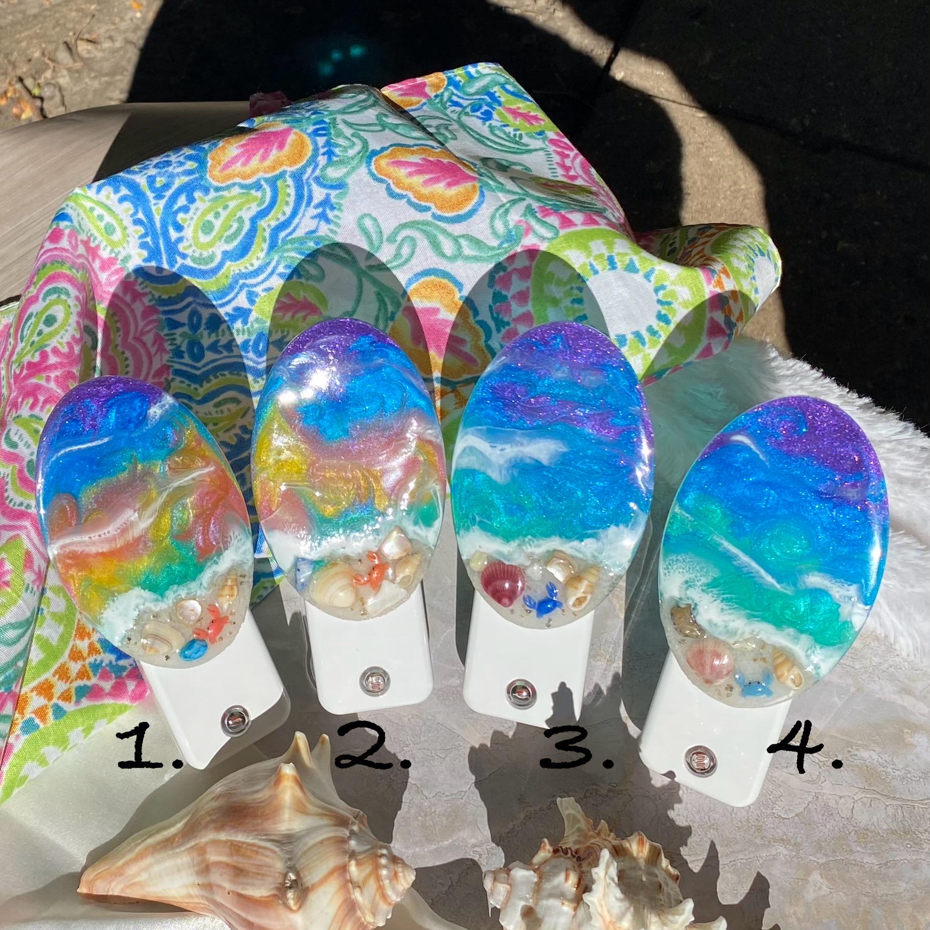 Under the Sea Night Lights. LED Dusk to Dawn Sensor. Enjoy the Beach in ...