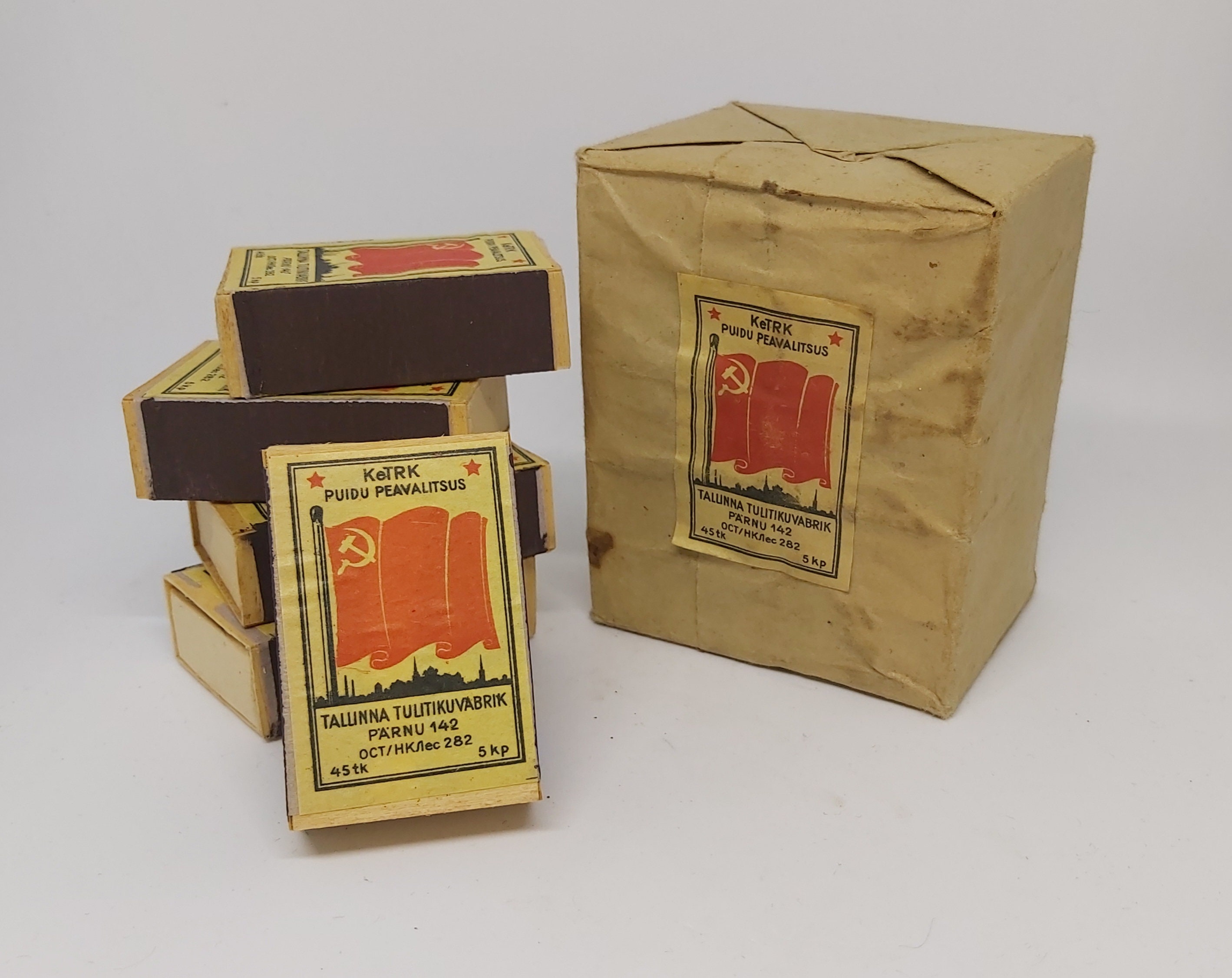 ORIGINAL WW2 Soviet Matchbox Red Flag - Etsy