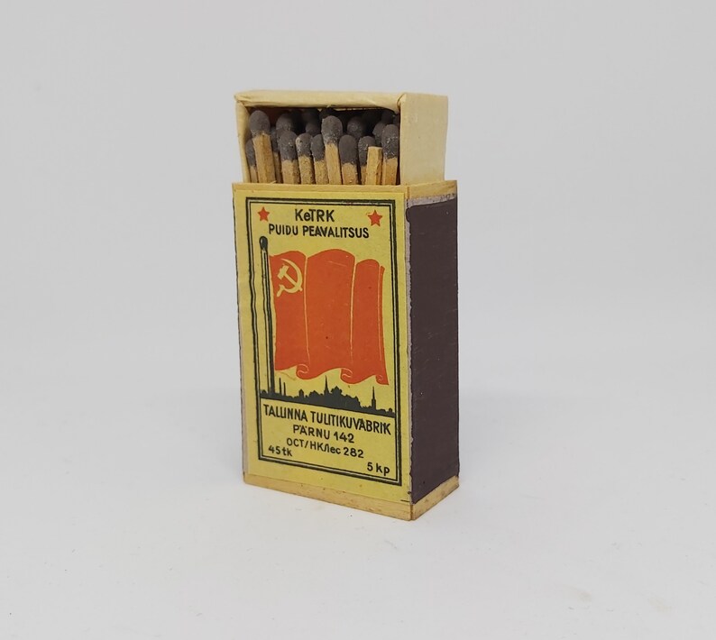 ORIGINAL WW2 Soviet Matchbox Red Flag - Etsy