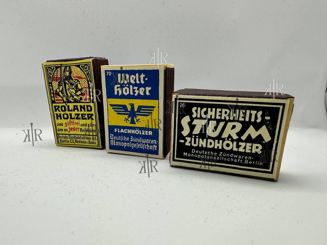 WW2 Matchboxes for Friedhelm Winter (repro) - Etsy