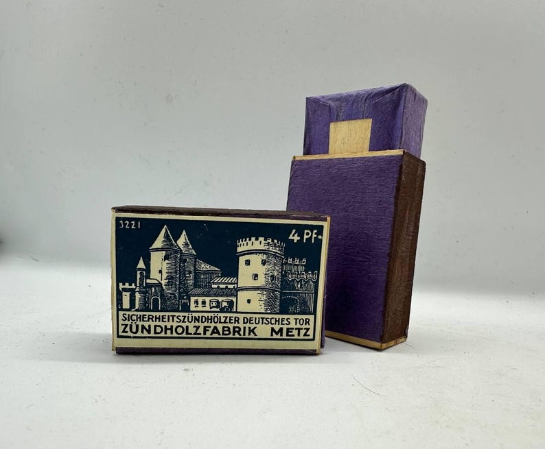 Pre WW1 German Matchboxes Castle (repro) - Etsy