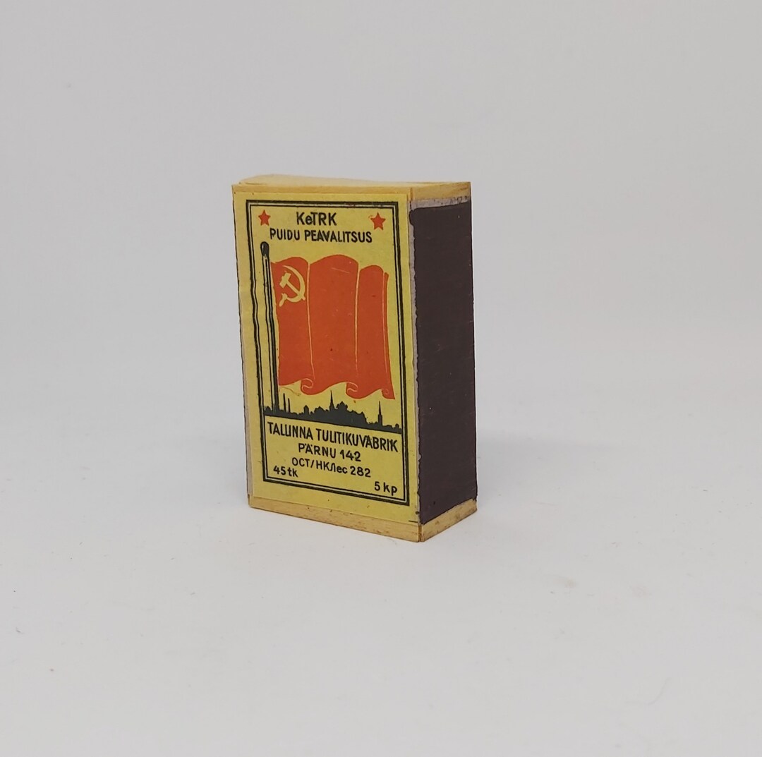 ORIGINAL WW2 Soviet Matchbox Red Flag - Etsy