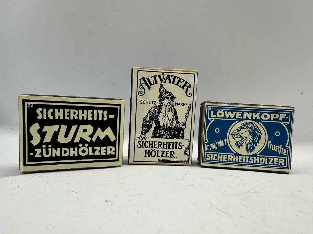 Pre WW1 German Matchboxes (repro) - Etsy