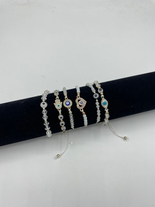 Evil Eye 3 String Bracelets - Etsy